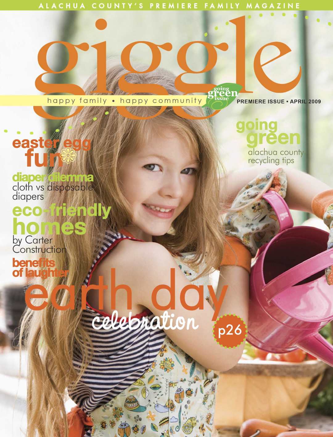 Giggle Magazine Inagural Issue April 2009 - Giggle Magazine