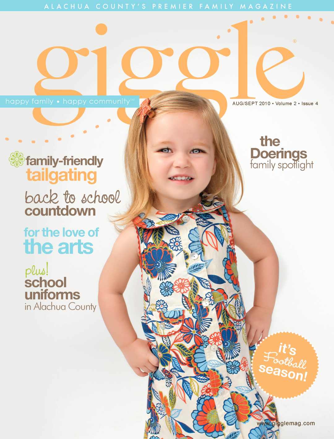 Giggle Magazine August/September 2010 - Giggle Magazine